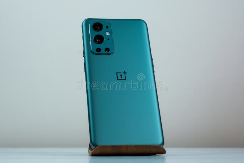 OnePlus 9 Pro 5G in Pine Green Color Editorial Stock Image - Image of ...
