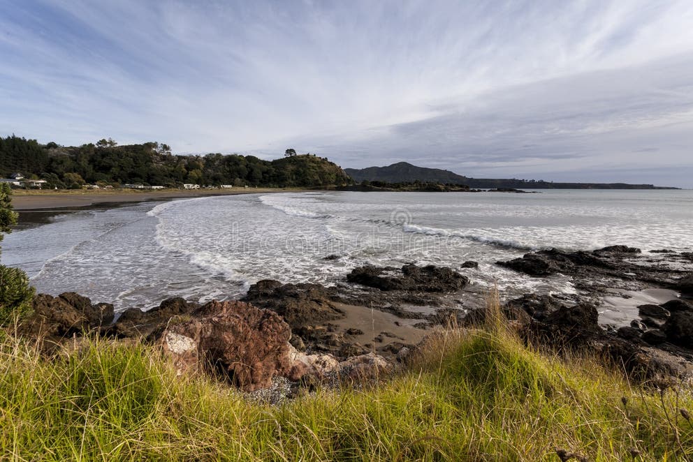 Onepoto Bay, Eastcape stock photo. Image of hicks, wave - 26748652