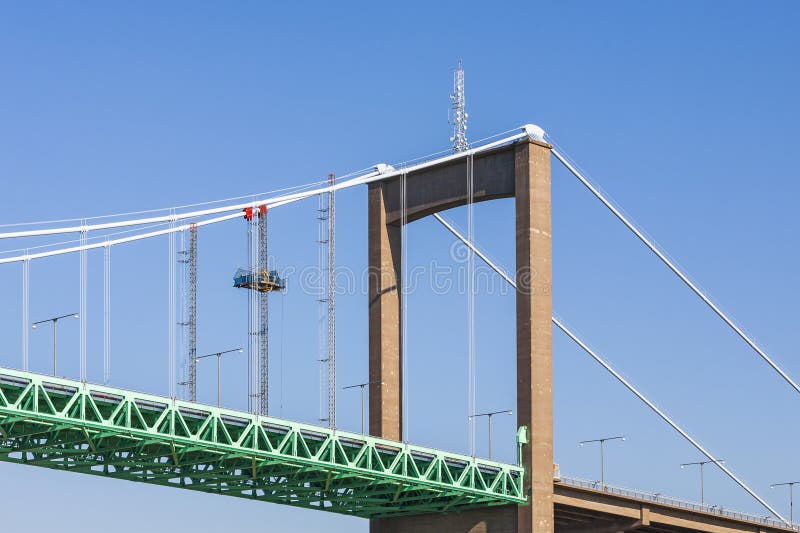 Ongoing Repair Work on a Bridge Stock Image - Image of copy, landmark ...