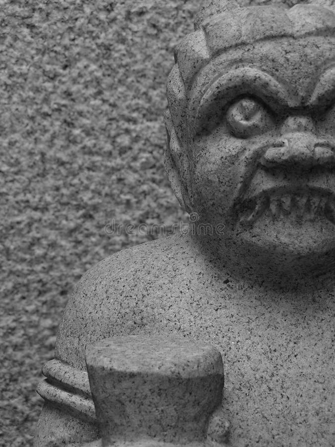 Oni statue stock photo. Image of legend, demon, grave, mythology - 251726