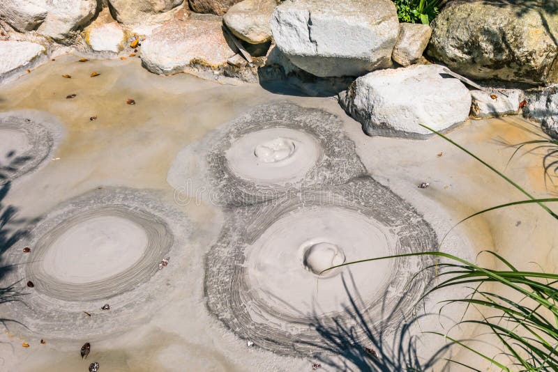 Blood Pond Hell - Colored Hot Spring Stock Photo - Image of landscape ...