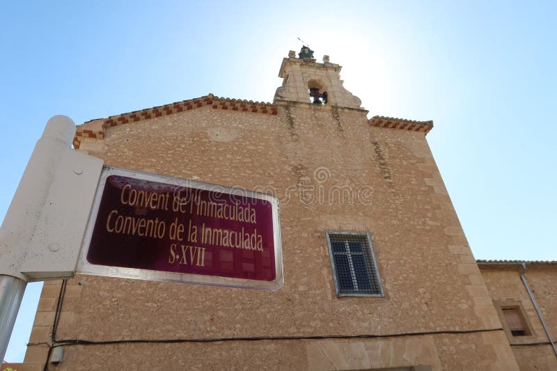 Main Facade of the Convent of the Immaculate Conception. 17th Century ...