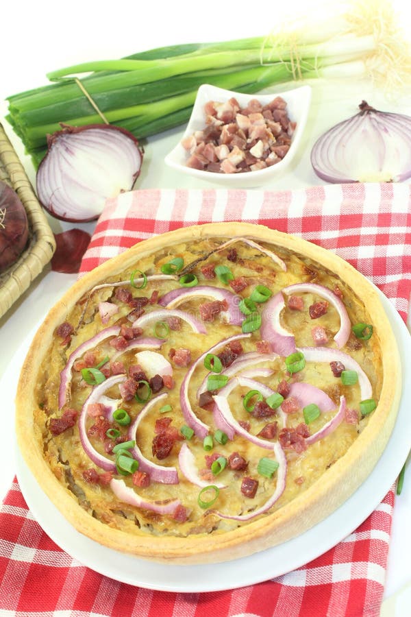 Onion cake stock image. Image of flame, kitchen, traditional - 33942371