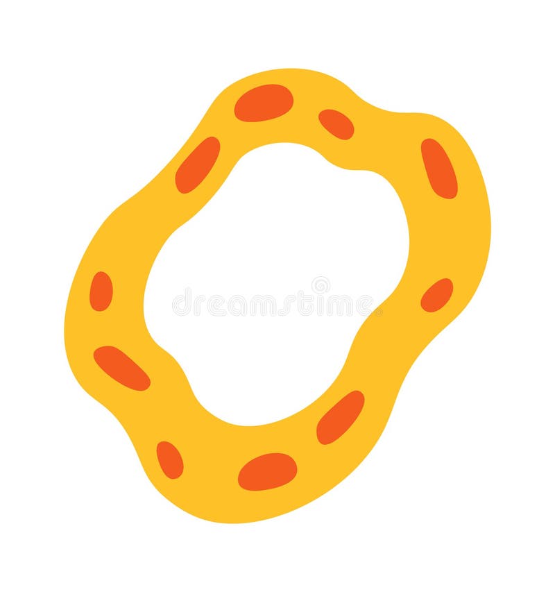 Onion Chips Rings Fast Food Stock Vector - Illustration of chips, ring ...