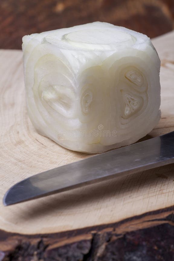 Onion cube stock photo. Image of blade, cube, huge, ingredient - 115003824