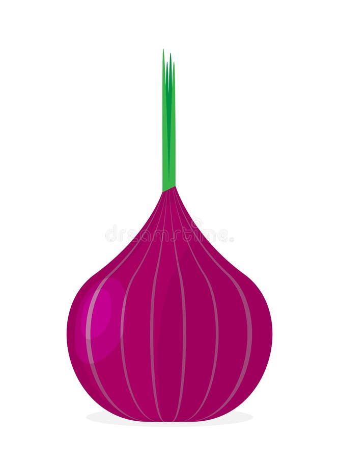 Onion Flat Design Vector Icon Stock Vector - Illustration of icon ...