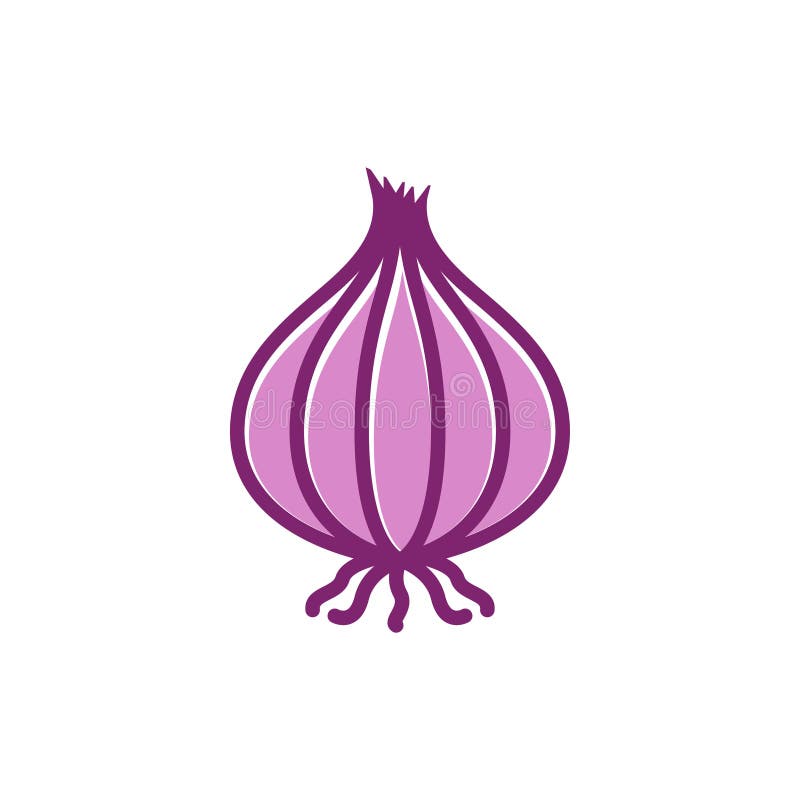Onion Icon Design Template Vector Isolated Illustration Stock Vector ...
