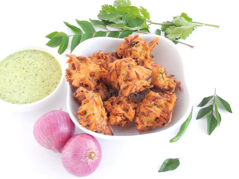 Onion Pakoda stock photo. Image of snack, popular, indian - 36708864