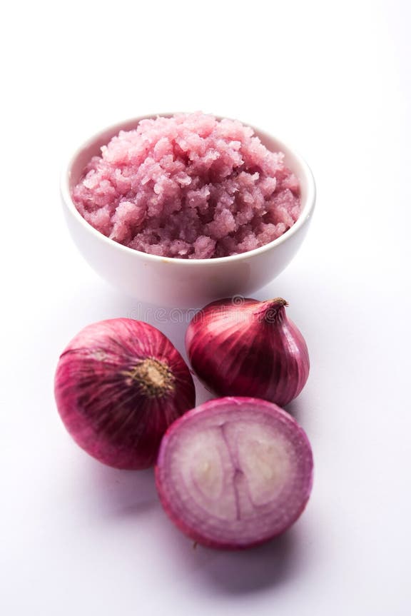 Onion Paste or Puree, Smashed Onion or Pyaj Puree. Selective Focus ...