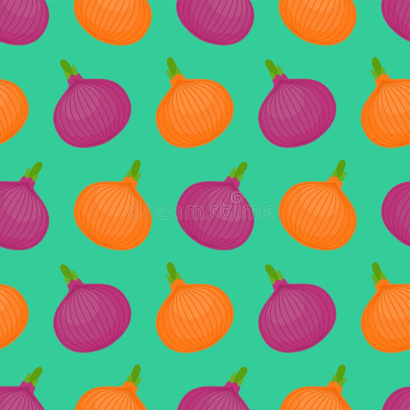 Onion Pattern Seamless. Onions Background. Vegetable Texture Stock ...