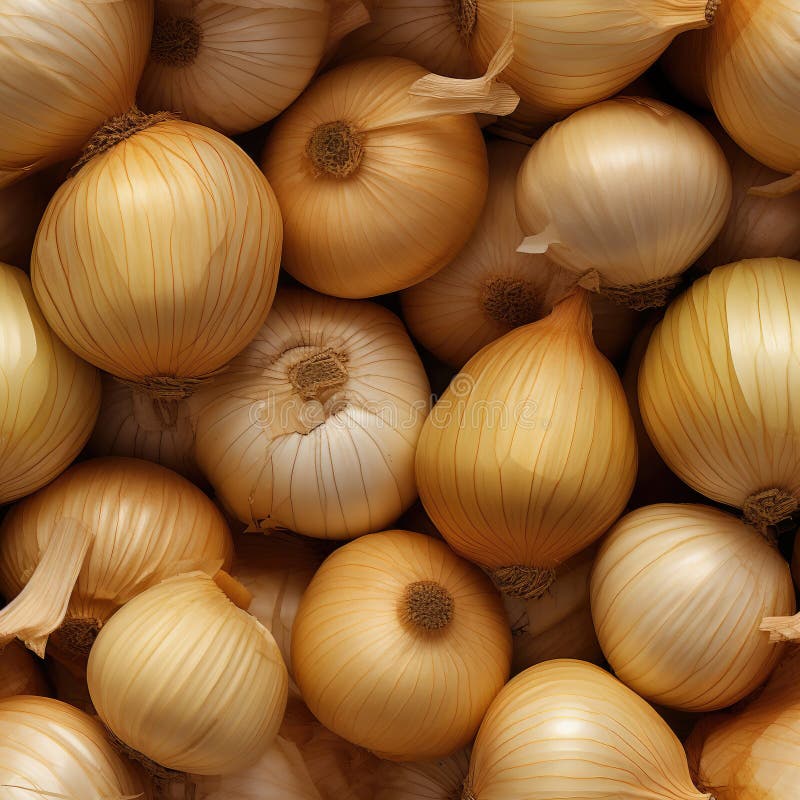 Onion Pattern Ultra Realistic Stock Illustration - Illustration of ...