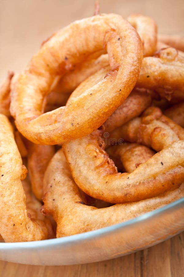 Golden crispy onion rings stock photo. Image of lunch - 2880248