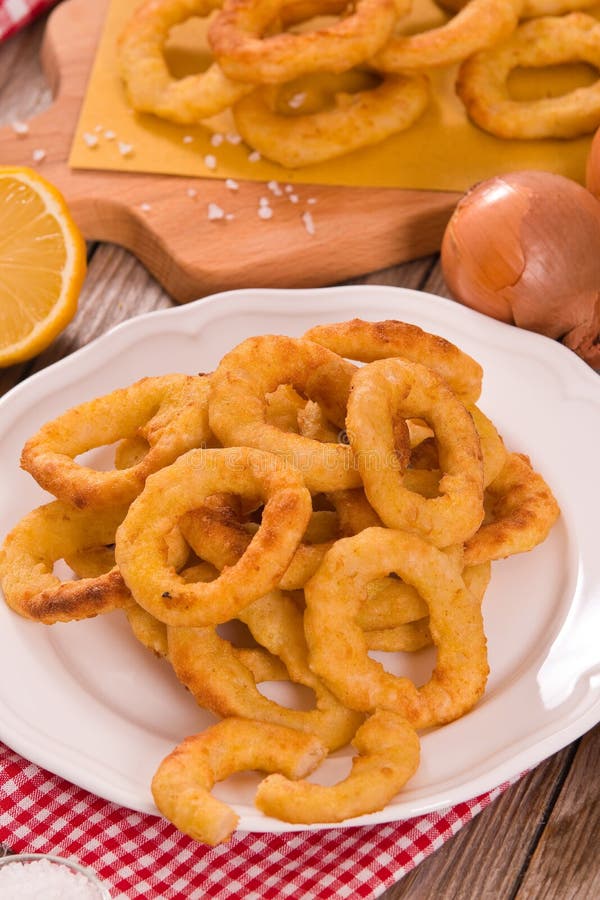 Onion rings. stock image. Image of gastronomy, ingredient - 131103795