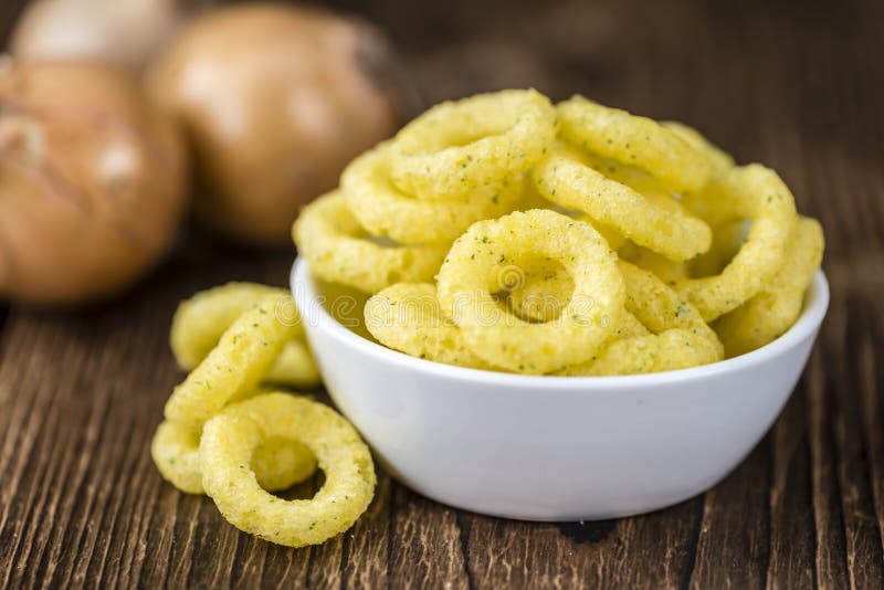 Onion Rings (snack) stock image. Image of tasty, fried - 71697991
