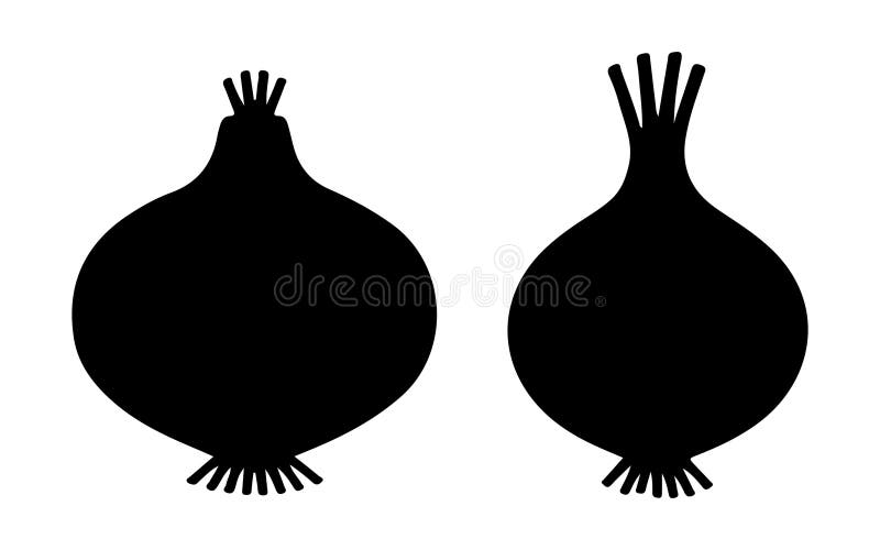Spring Onion Black White Stock Illustrations – 610 Spring Onion Black ...