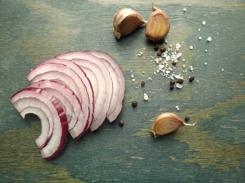 Onion stock image. Image of purple, slised, board, rings - 79714887