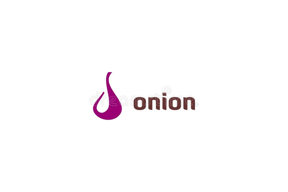 Onion Template Logo Design Solution Stock Vector - Illustration of ...