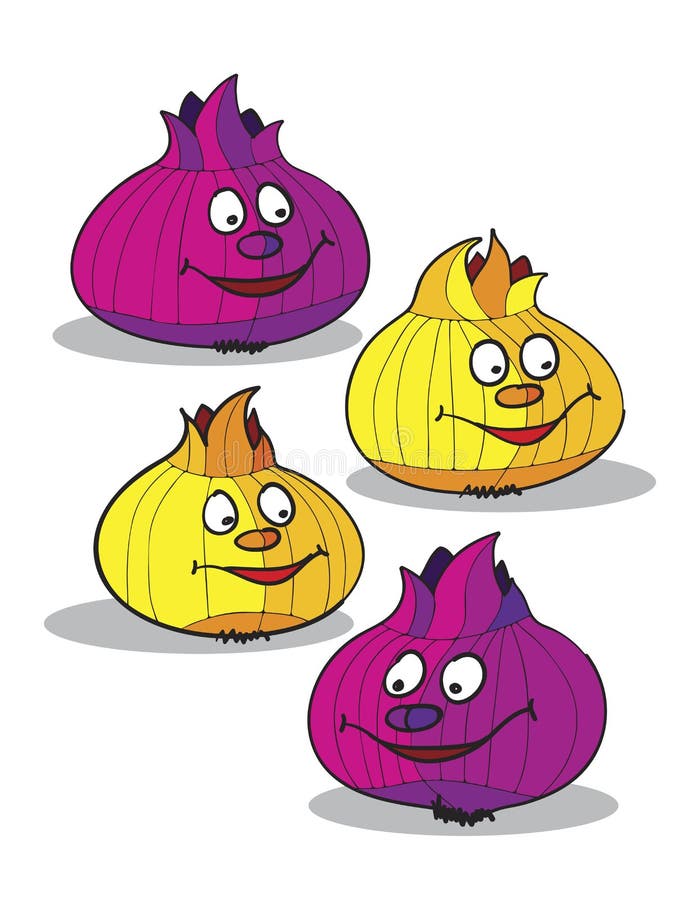 Onions cartoon stock vector. Illustration of joke, graphic - 19420211