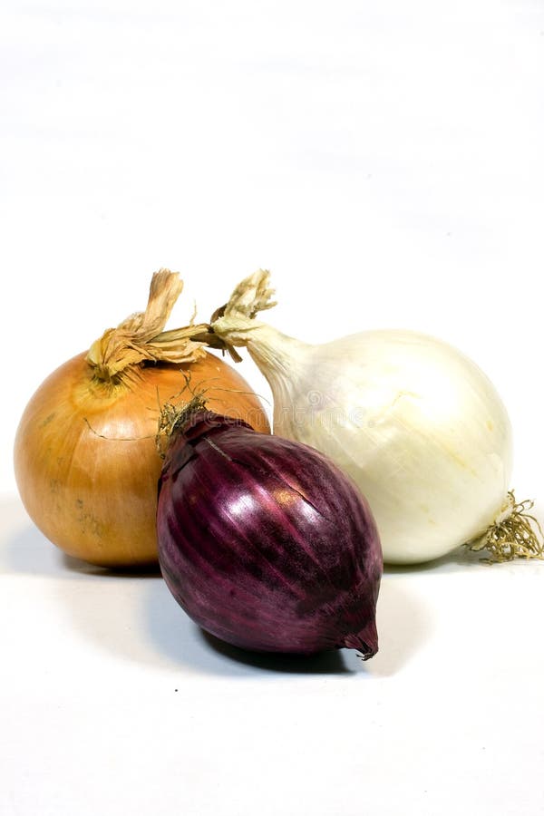Onions on a White Background Stock Image - Image of farmer, ingredient ...