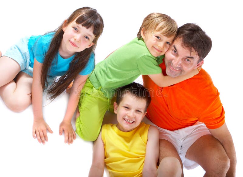 Onkel und Nichte stockbild. Bild von scherzen, kind, älter - 5860121