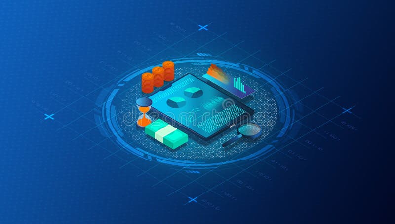 Online Accounting Software for SMBs Concept - 3D Illustration Stock ...