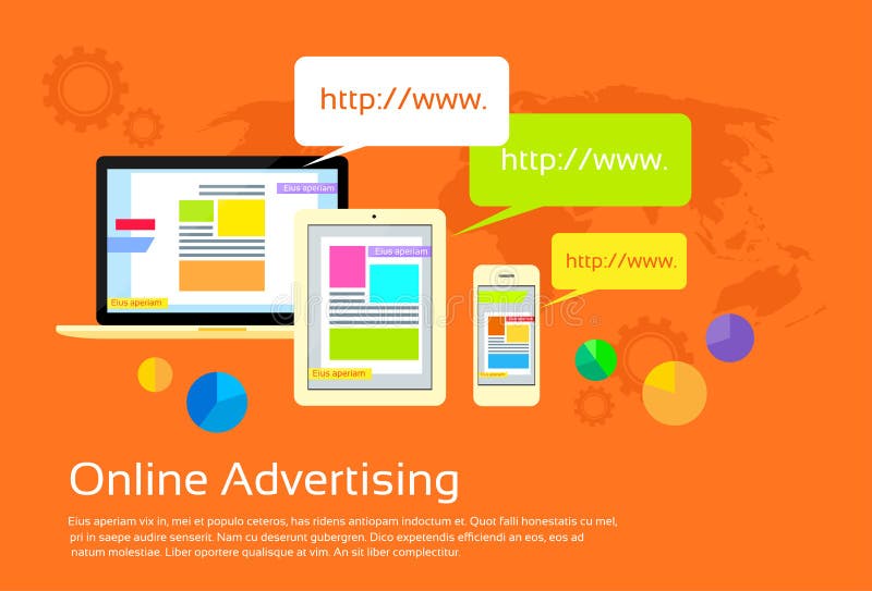 Advertising Digital Marketing Promotion Doodle Hand Draw Sketch ...