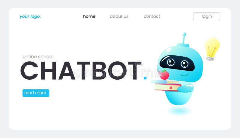 An Online Assistant Bot on a Landing Page Template. the Technical ...
