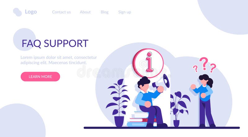 Online Assistant, User Help, Frequently Asked Questions. Website FAQ ...