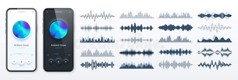 Online Audio Player User Interface, Smartphone App UI Design. Music ...