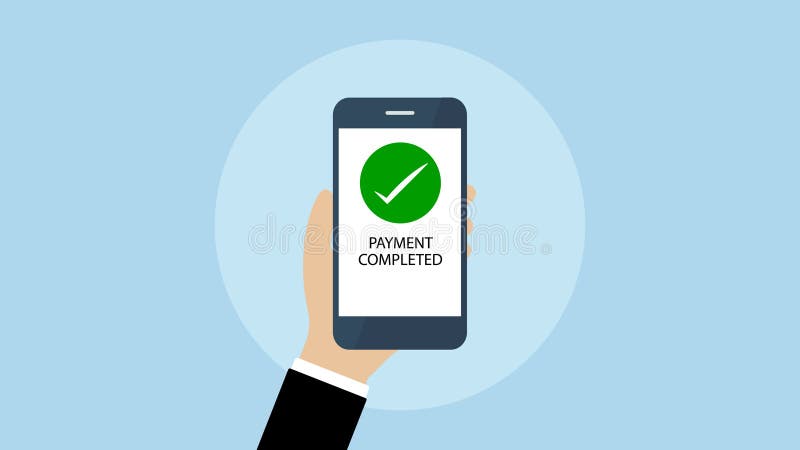 Online Banking App, Mobile Payment, Payment Completed Stock ...