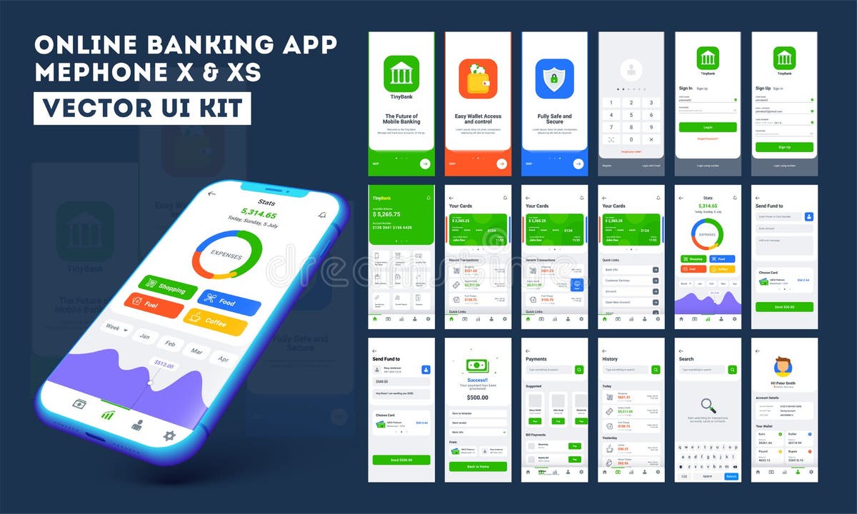 Online Banking App Ui Kit Stock Illustrations – 344 Online Banking App ... Online Banking App Ui Kit Stock Illustrations – 344 Online Banking App ...