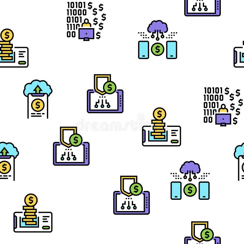 Banking Finance Wallpaper Bank Seamless Pattern Stock Illustrations ... Banking Finance Wallpaper Bank Seamless Pattern Stock Illustrations ...