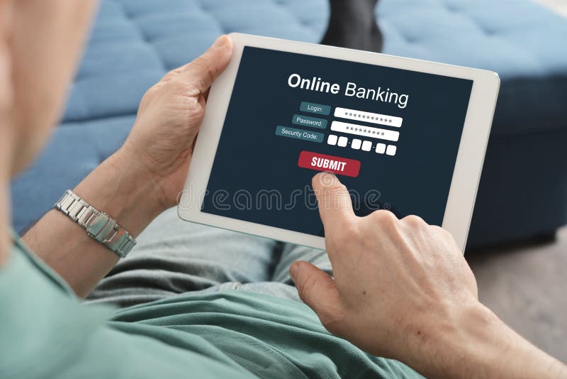 Mobile banking concept stock image. Image of digital - 38104767