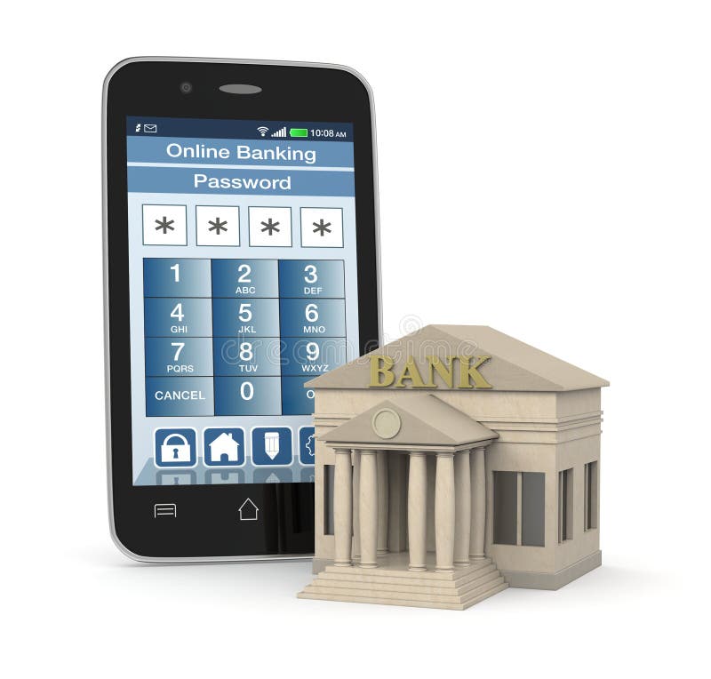 Online banking stock illustration. Illustration of investment - 35672913