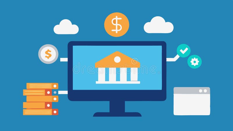 Online Banking Saving Goals a Computer Screen Displaying an Online ...