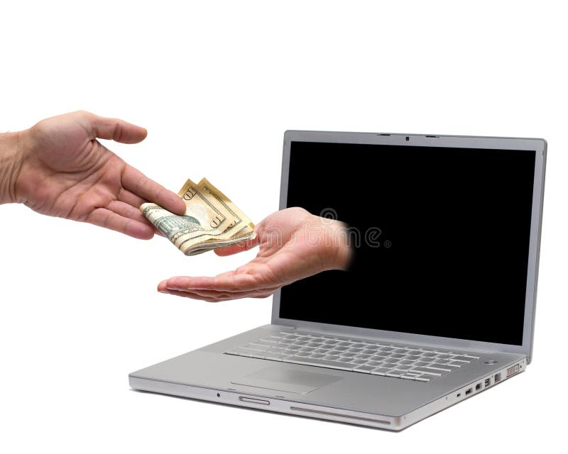 Hand en contant geld stock afbeelding. Image of salaris - 35321161