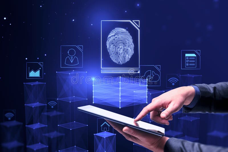 Online Biometric Authorization and Personal Data Security Concept with ...