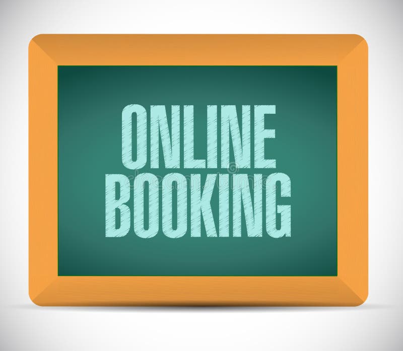 Hand Touching an Online Booking App Interface Stock Image - Image of ...