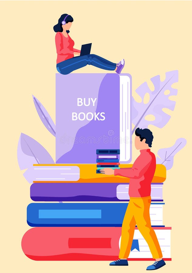 Online Bookstore, Online Learning, Digital Library, E-reading Concept ...