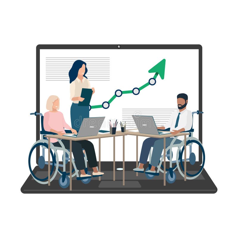 Business Men and Women Confer, Study, Hold a Seminar, Conference and ...