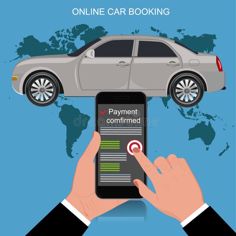 Booking Concept Screens Set for Mobile App Template. Stock Vector ...