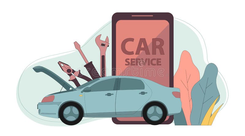 Online Car Service. Application for Car Service and Repair. Fulltime ...