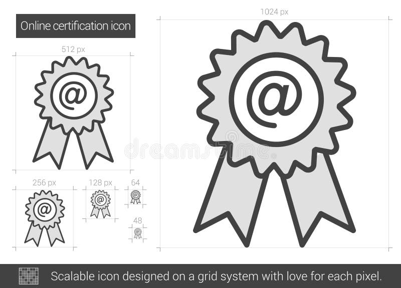 Online Certification Stock Illustrations – 1,685 Online Certification ...