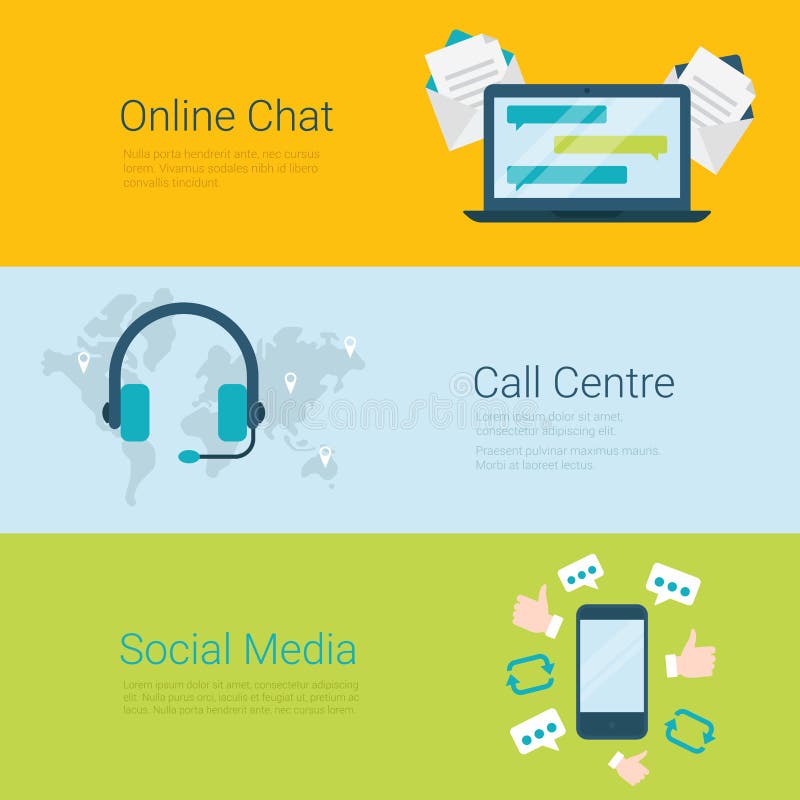 Banner Chat Stock Illustrations – 107,990 Banner Chat Stock ...