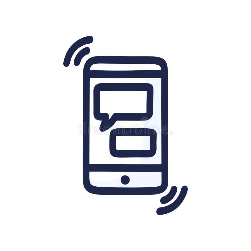 Talk Phone Chat Concept. Talk Application Logo, Mobile Phone with Chat ...