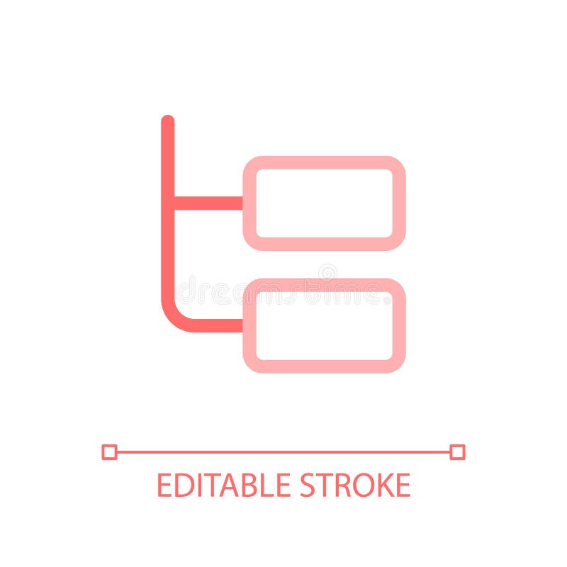 Online Chat Thread Pixel Perfect Color Linear Ui Icon Stock Vector ...