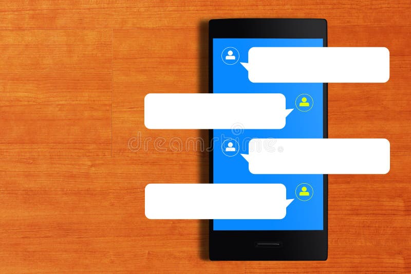 Online Chatting Concept stock image. Image of global - 82753597