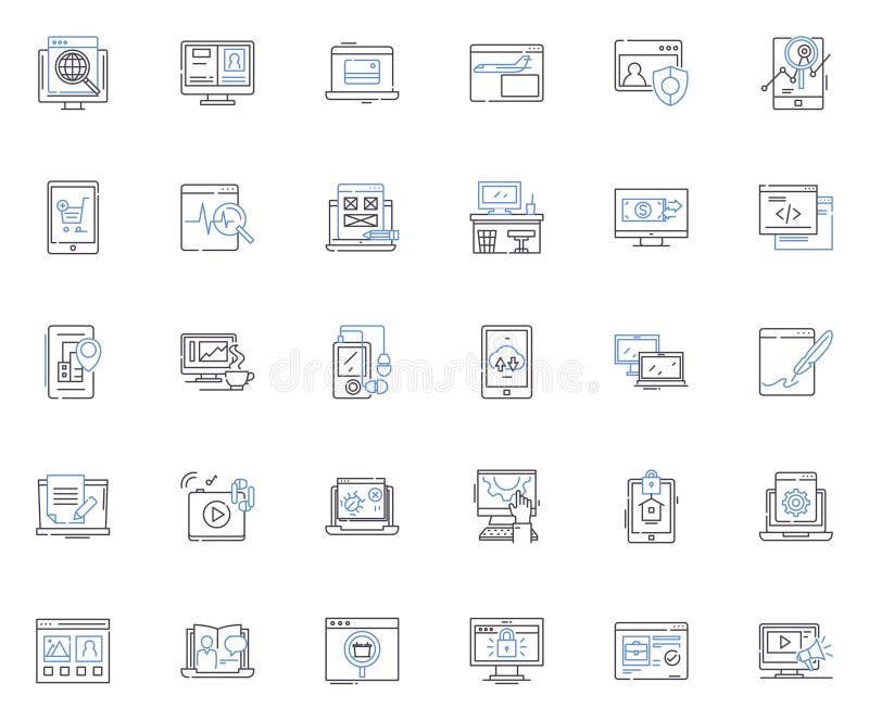 Online Chatting Line Icons Collection. Messaging, Chatting, Instant ... Online Chatting Line Icons Collection. Messaging, Chatting, Instant ...