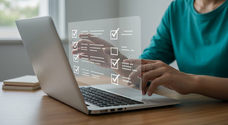 Online Checklist, Survey, Form, & Feedback Management on Laptop ...