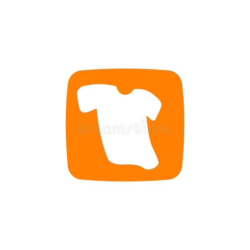 Online Clothes Laundry App Application Logo Design Stock Vector ...